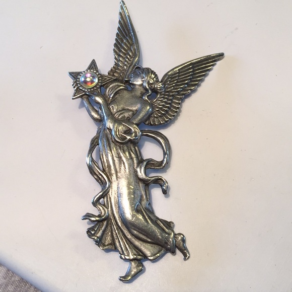JJ Jonette Jewelry | Jewelry | Vintage Jj Angel Brooch | Poshmark